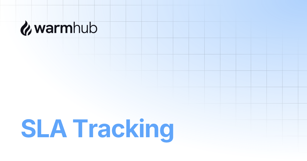 SLA Tracking | WarmHub Docs